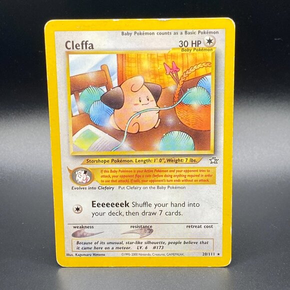 Pokemon | Other | Cleffa 211 Pokmon Neo Genesis 2000 | Poshmark